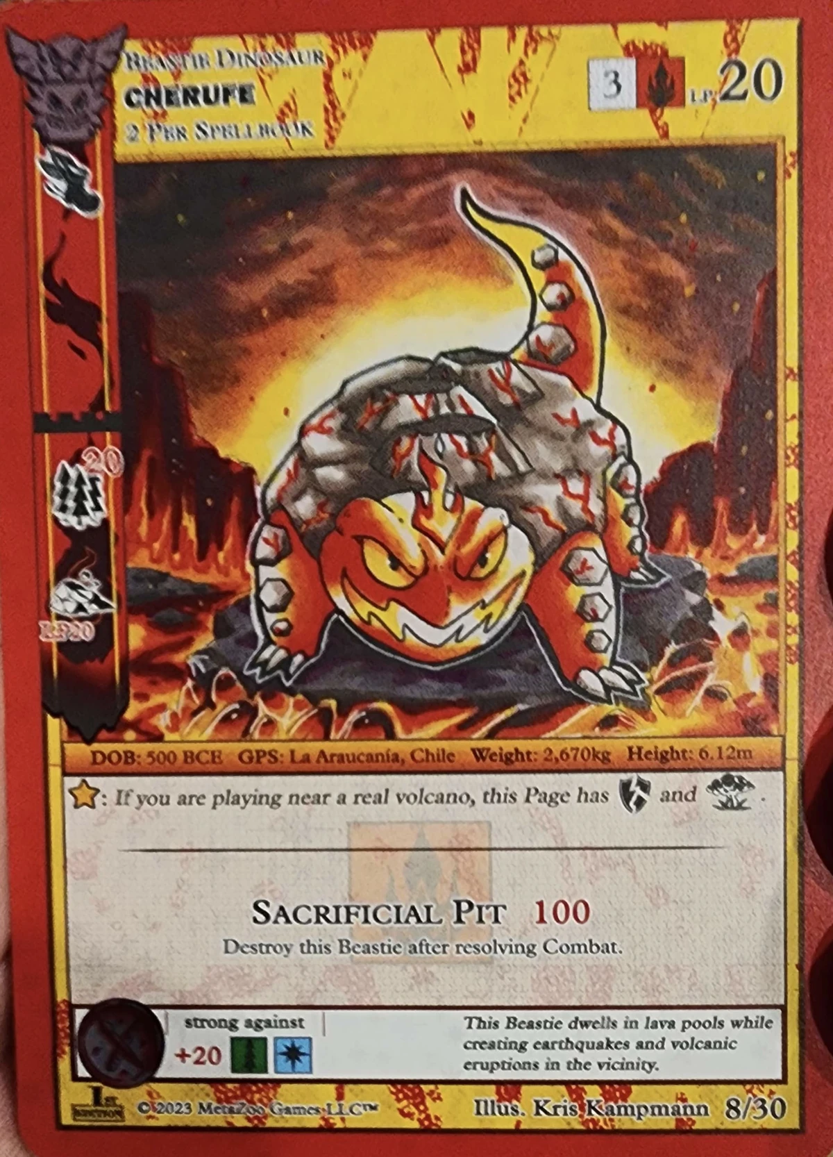 Cherufe (Alternate Art) (Fan Art Contest 2022) | MetaZoo Wiki | Fandom