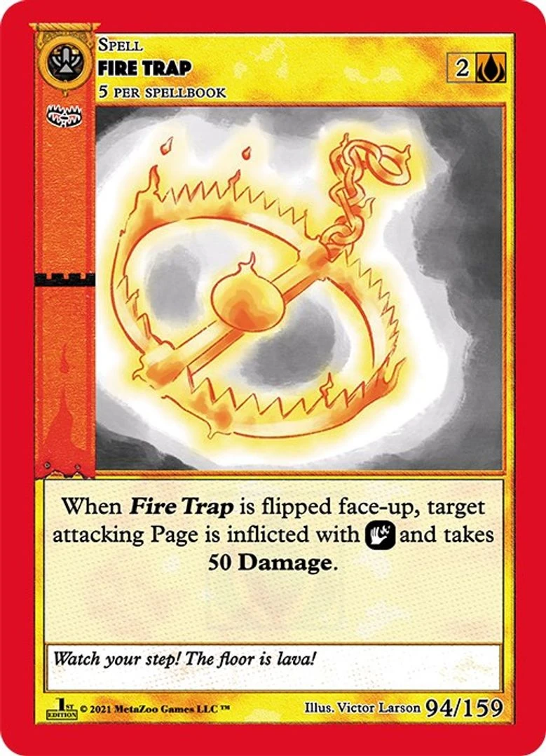 Fire Trap (Cryptid Nation) | MetaZoo Wiki | Fandom