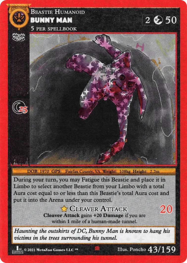 Bunny Man (Cryptid Nation) | MetaZoo Wiki | Fandom