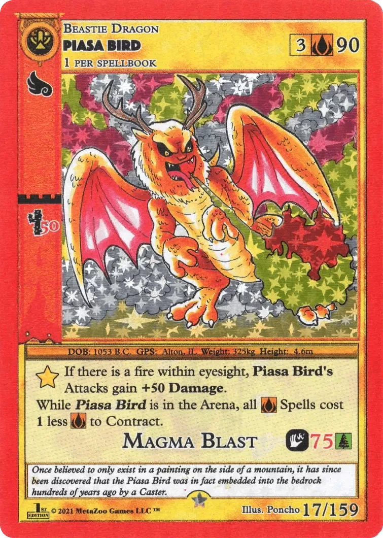 Piasa Bird (Cryptid Nation) | MetaZoo Wiki | Fandom