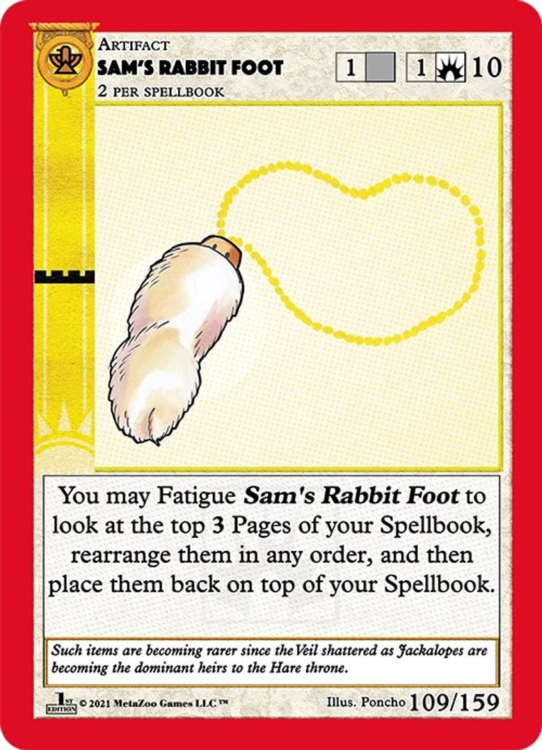Sam’s Rabbit Foot (Cryptid Nation) | MetaZoo Wiki | Fandom