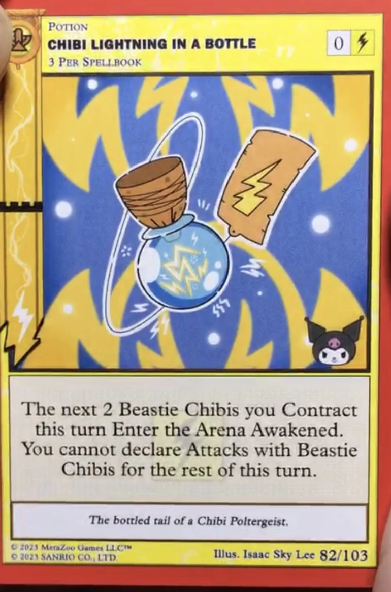 Chibi Lightning in a Bottle (Kuromi’s Cryptid Carnival) | MetaZoo Wiki ...