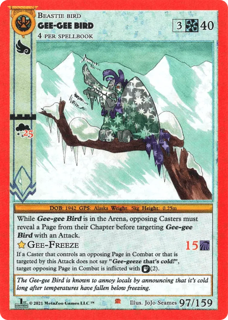 Gee-Gee Bird (Cryptid Nation) | MetaZoo Wiki | Fandom