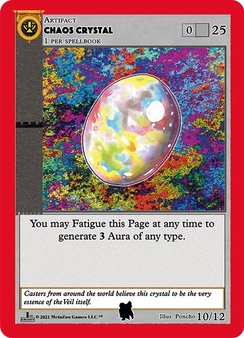 Chaos Crystal (Alpha Iceman Deck) | MetaZoo Wiki | Fandom