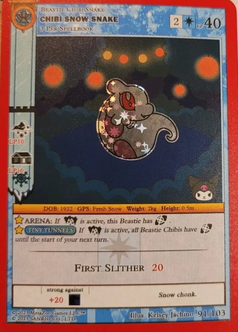 Chibi Snow Snake (Kuromi’s Cryptid Carnival) | MetaZoo Wiki | Fandom