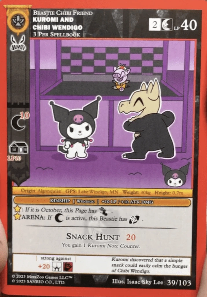 Kuromi and Chibi Wendigo (Kuromi’s Cryptid Carnival) | MetaZoo Wiki ...