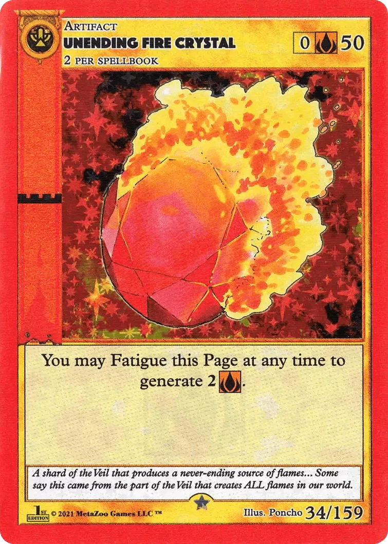 Unending Fire Crystal (Cryptid Nation) | MetaZoo Wiki | Fandom