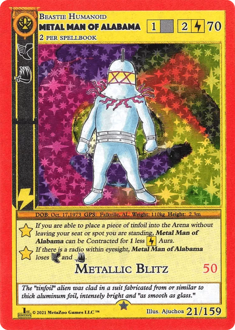 Metal Man of Alabama (Cryptid Nation) | MetaZoo Wiki | Fandom