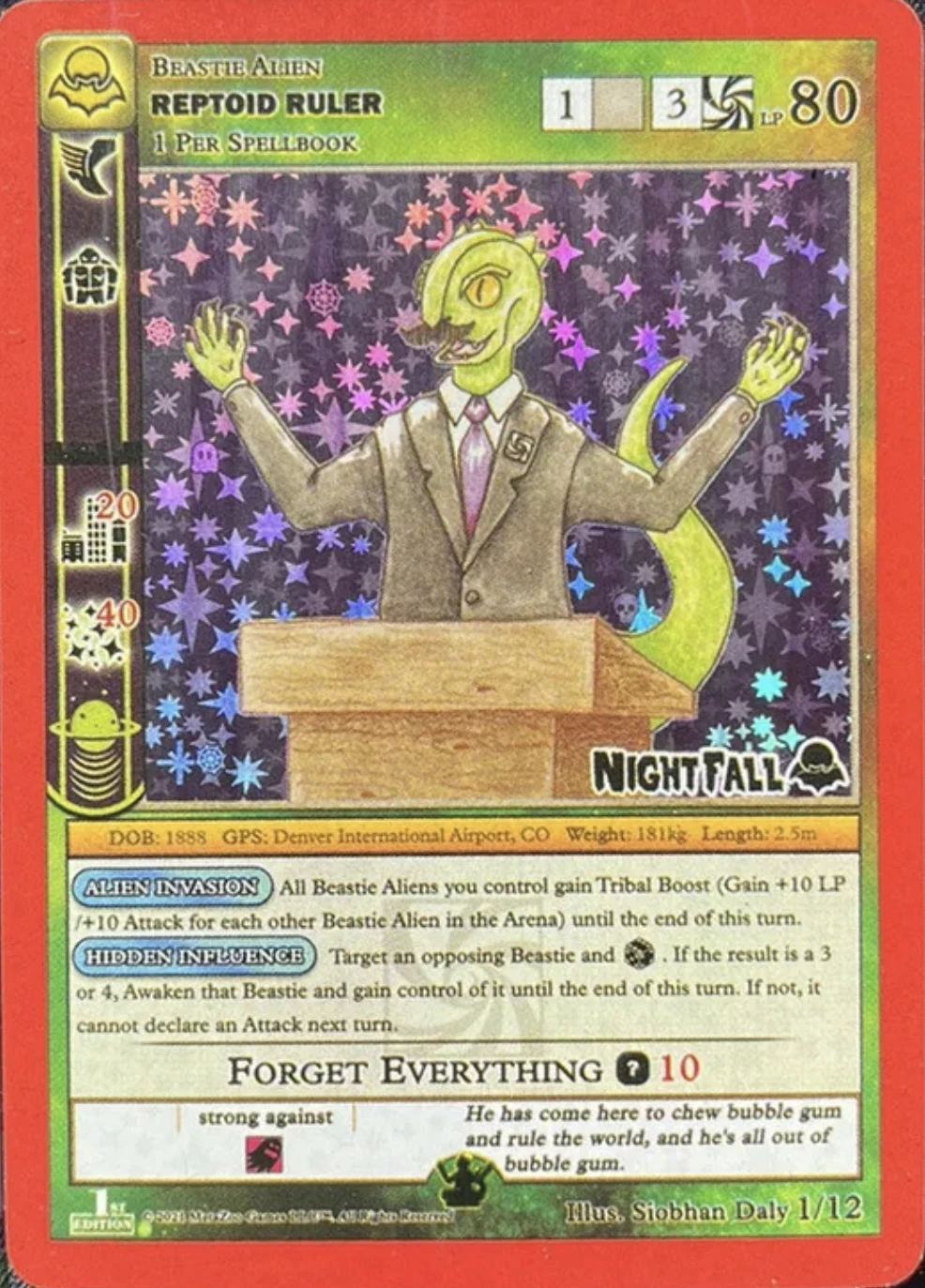 Reptoid Ruler (Reptoid Ruler Deck) | MetaZoo Wiki | Fandom