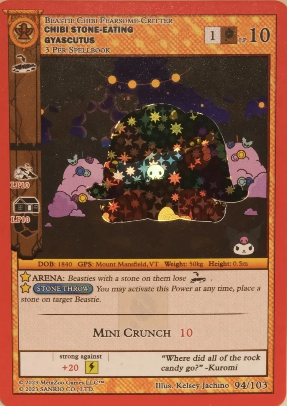 Chibi Stone-Eating Gyascutus (Kuromi’s Cryptid Carnival) | MetaZoo Wiki ...