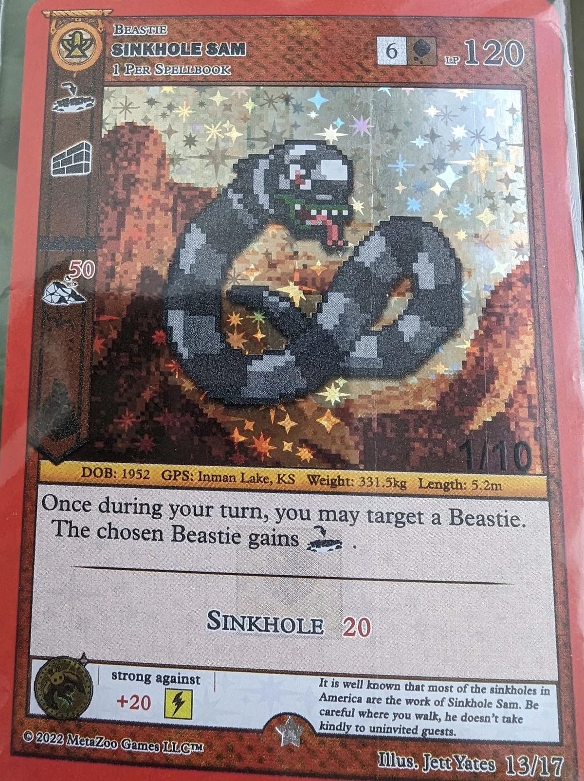 Sinkhole Sam (Genesis NFT Promo) | MetaZoo Wiki | Fandom