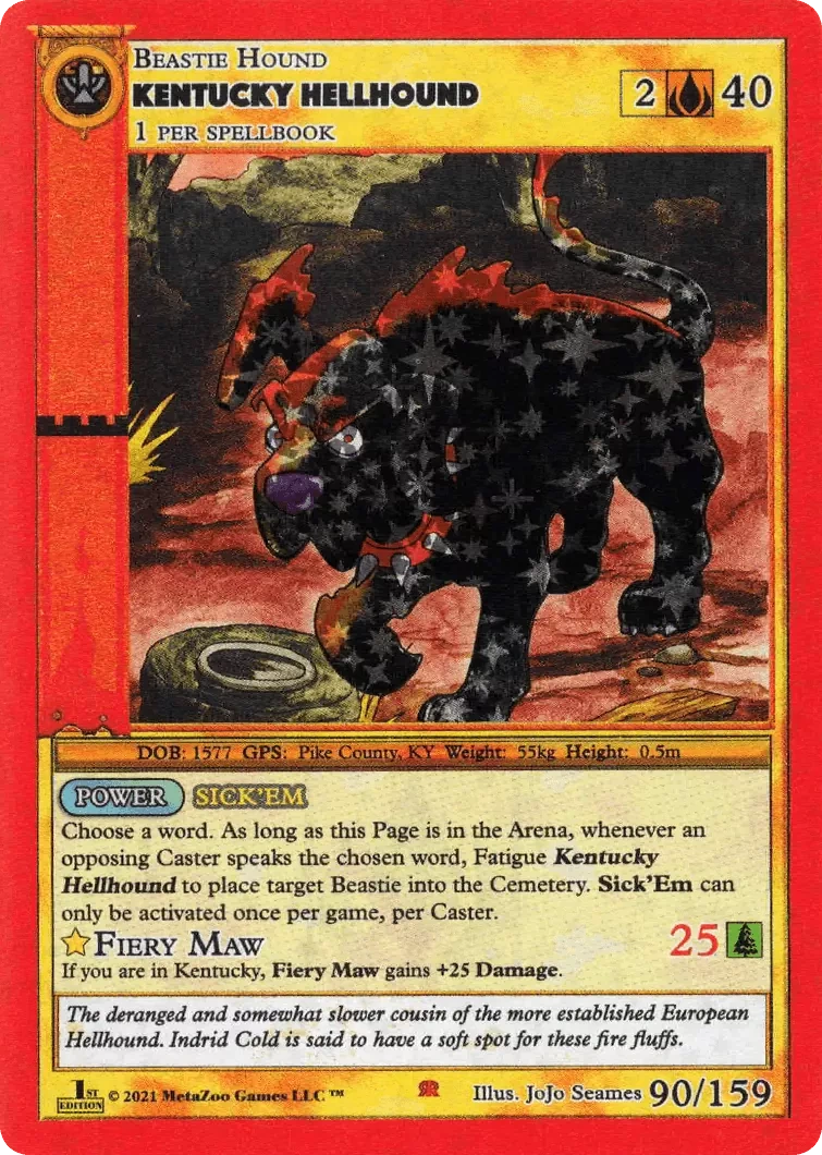 Kentucky Hellhound (Cryptid Nation) | MetaZoo Wiki | Fandom