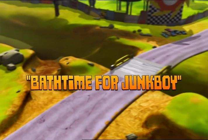 Bathtime for Junkboy | Meteor and the Mighty Monster trucks Wiki | Fandom
