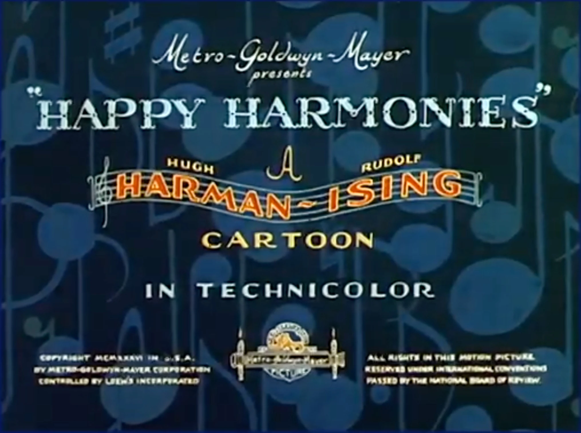 Happy Harmonies | MGM Cartoons Wiki | Fandom