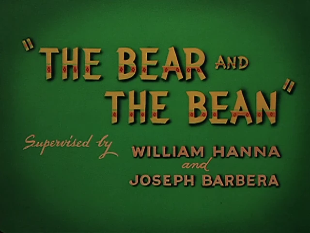 The Bear and the Bean | MGM Cartoons Wiki | Fandom
