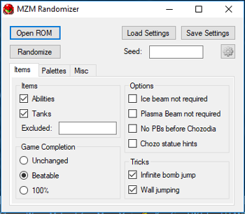 Randomizer | Metroid Zero Mission Speedrun Wiki | Fandom