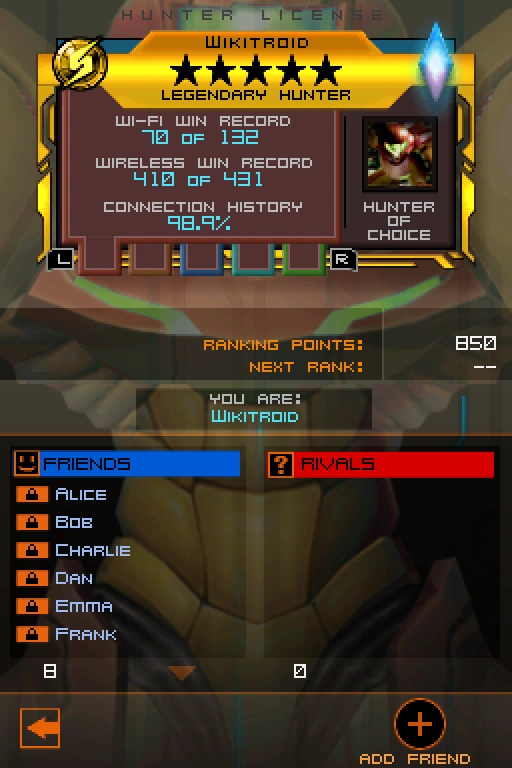 Friend Roster | Wikitroid | Fandom