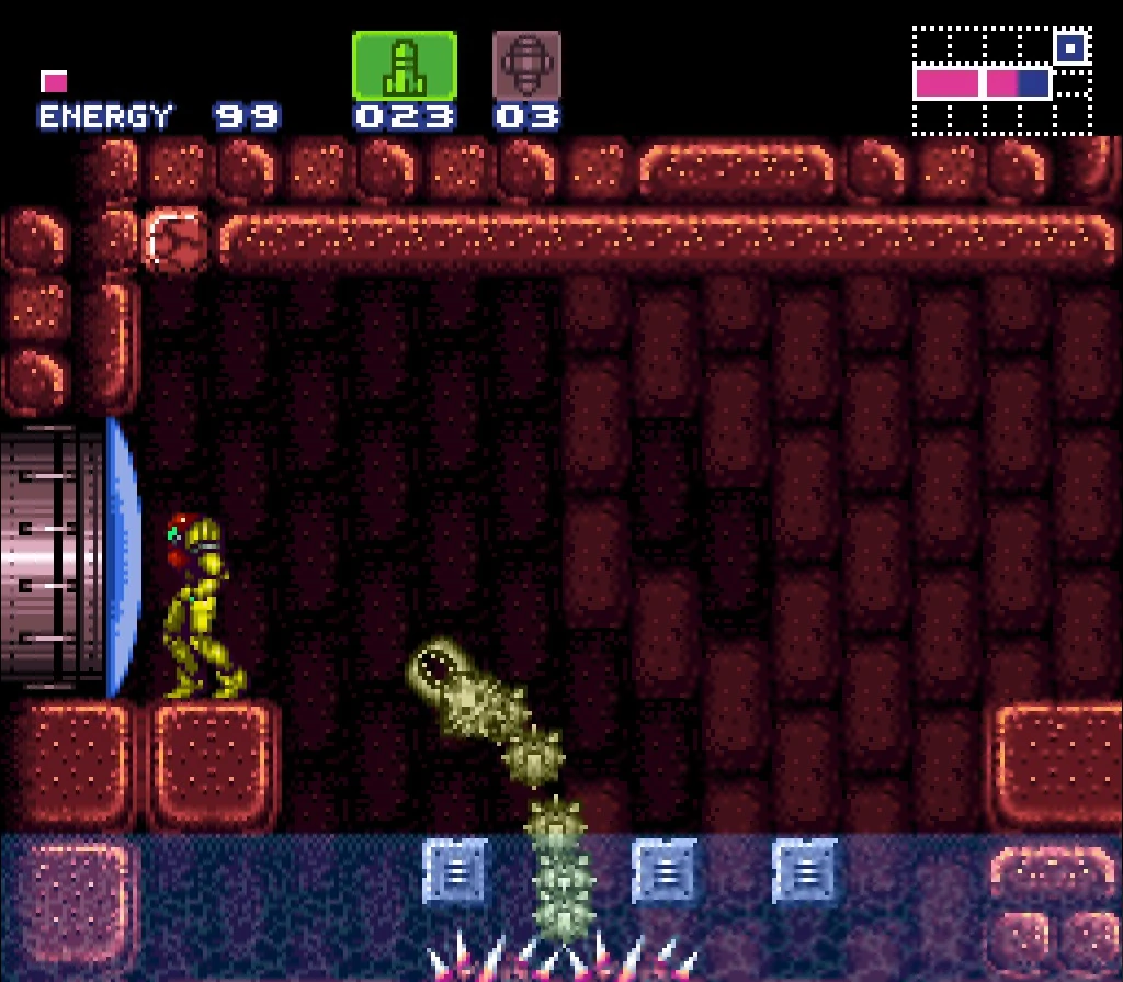 Super Metroid Enemy Sprites