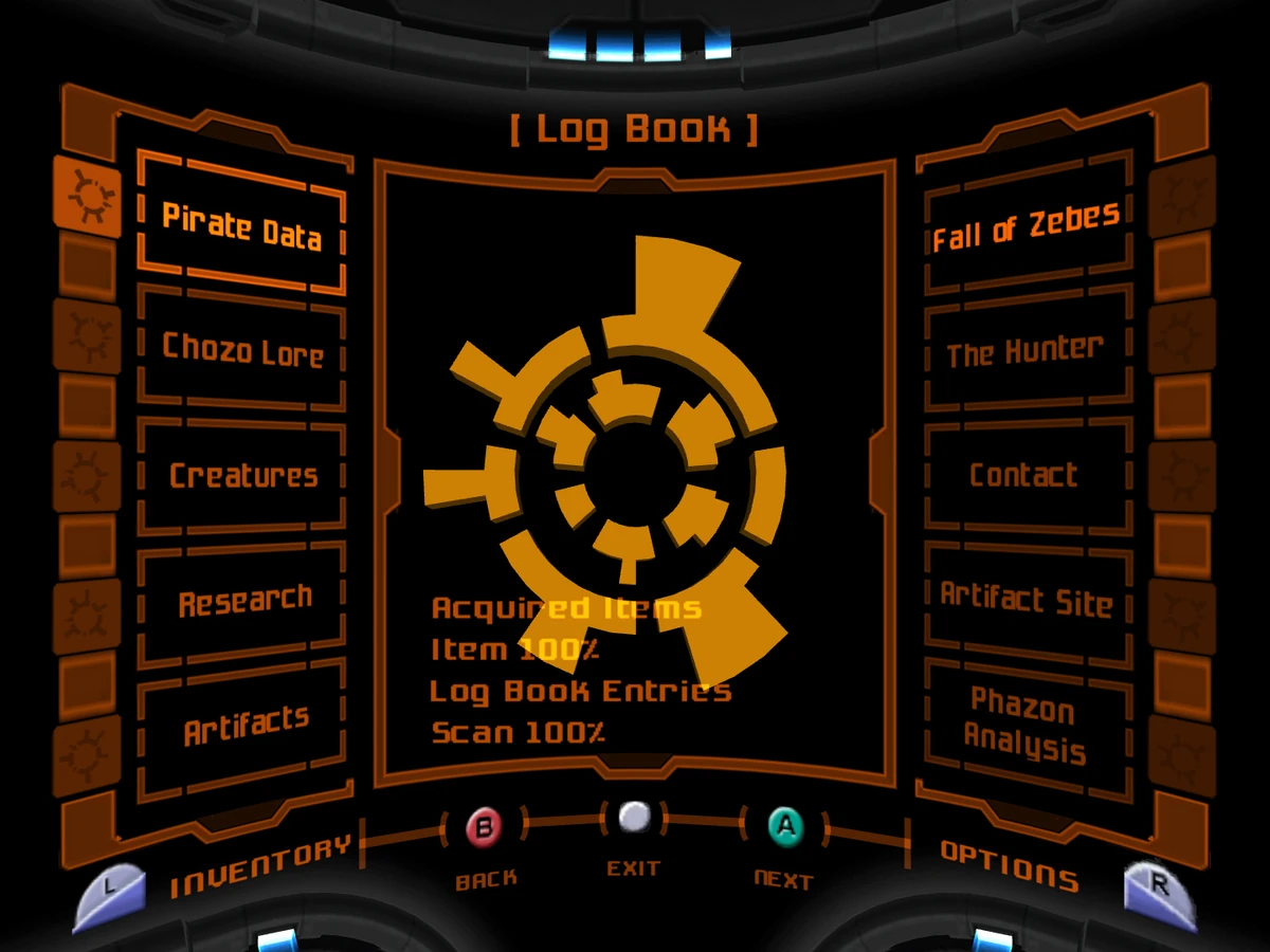 Logbook | Wikitroid | Fandom