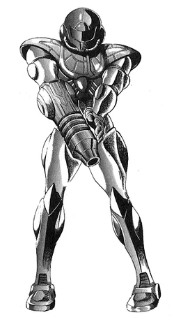 Samus Aran Power Suit Drawing