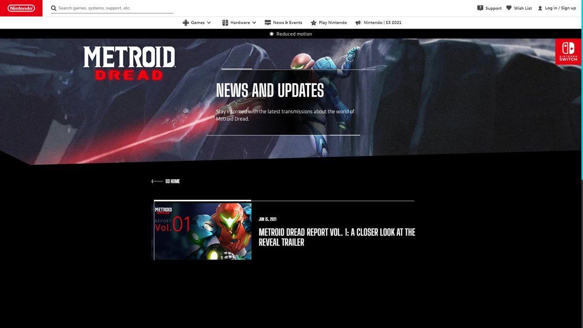 Informe de Metroid Dread | Metroidover | Fandom