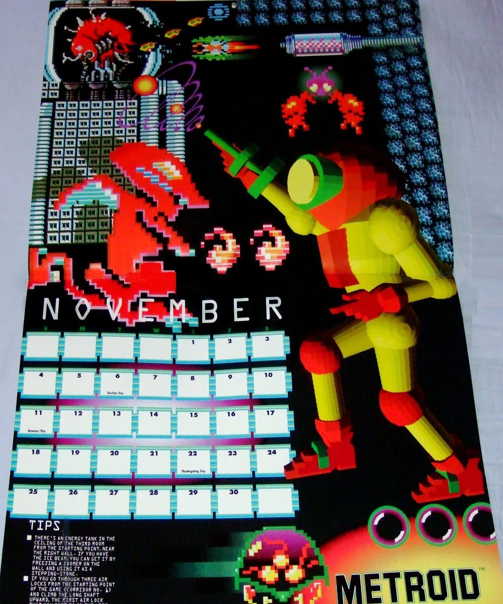 The Power Game Calendar | Wikitroid | Fandom