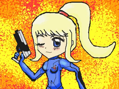 Chibi Zero Suit Samus Aran | Metroid Fanon Wiki | Fandom