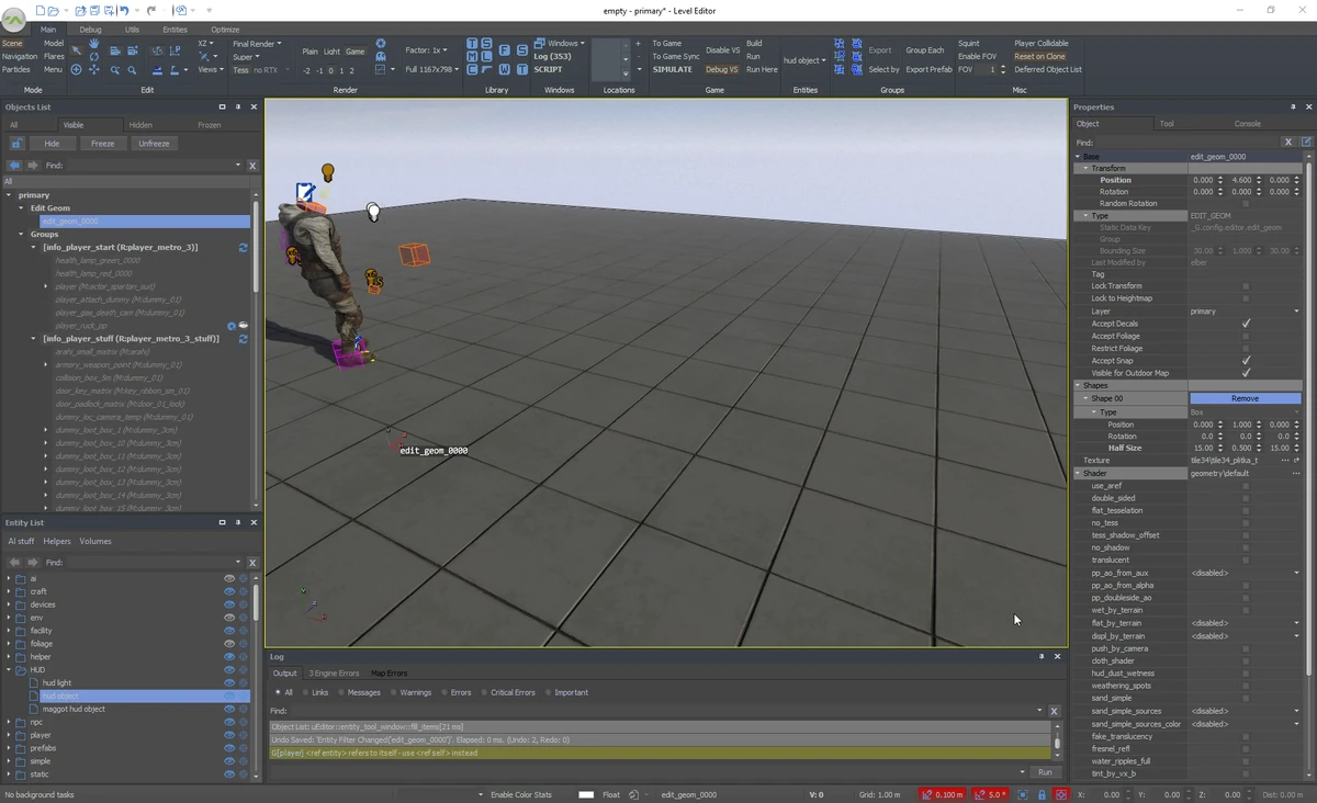 Exodus SDK: Scene | MetroModding Вики | Fandom