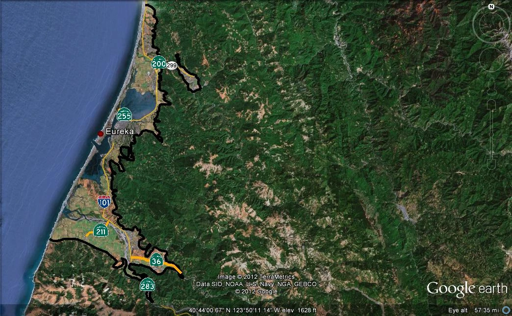 Map of the Greater Eureka Area | Metropolitan Wiki | Fandom