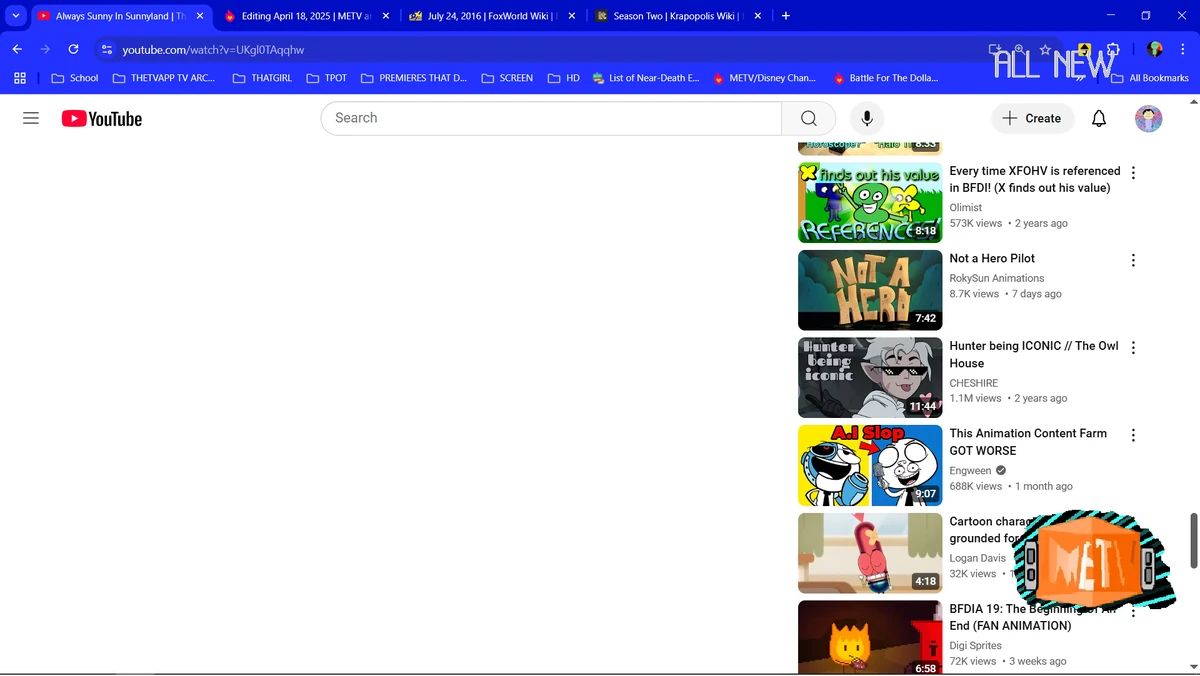 April 18, 2025 | METV and Disney Channel Premiere Fanmade Schedules ...