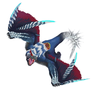 Nargacuga White Gale 5* | Monster Hunter Riders Wiki | Fandom