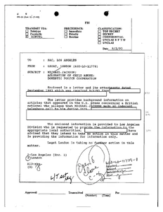 FBI files on Michael Jackson | Michael Jackson Wiki | Fandom