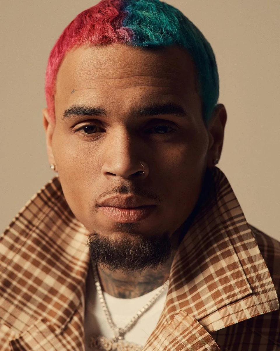 Chris Brown Long Hair