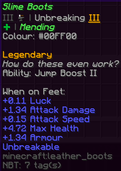 Slime Boots | Michael9r9r's RPG Loot, Mobs and Dungeons Wiki | Fandom