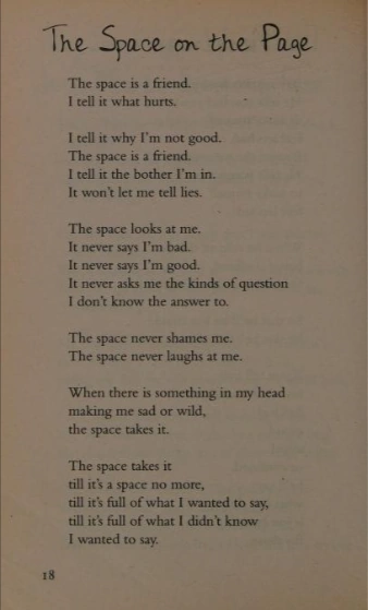 The Space on the Page | Plumtopia - The Michael Rosen Wiki | Fandom