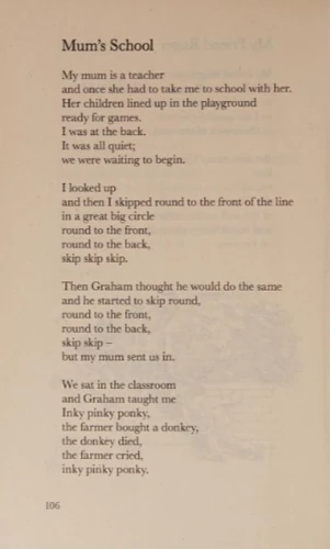 Mum's School | Plumtopia - The Michael Rosen Wiki | Fandom