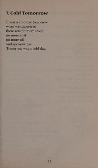 Cold Tomorrow | Plumtopia - The Michael Rosen Wiki | Fandom