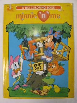 minnie and mickey coloring book
