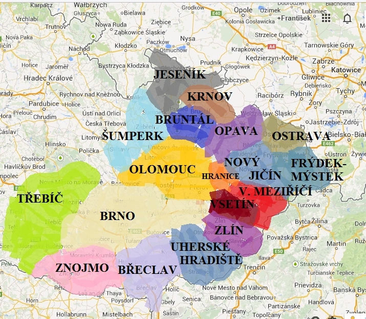Administrativní dělení Moravy | Mikronárody Wiki | Fandom