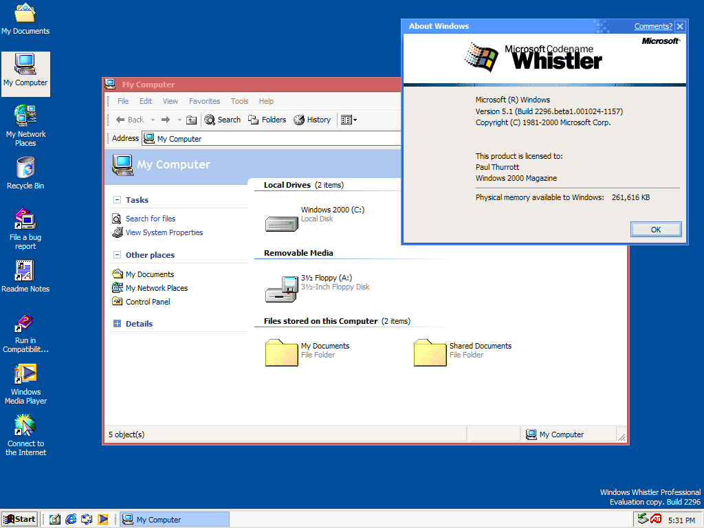 Windows Whistler | Microsoft вики | Fandom