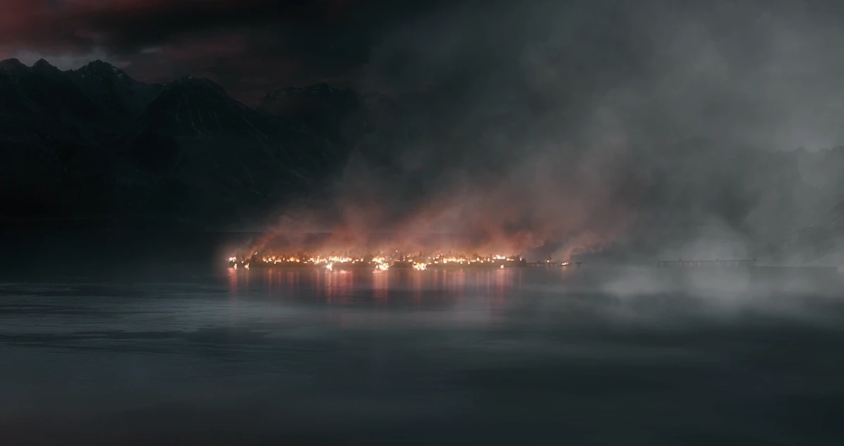 Destruction of Lake-town | Middle Earth Film Saga Wikia | Fandom