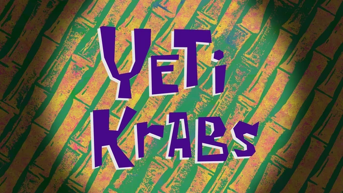 Yeti Krabs Middlebob Wiki Fandom