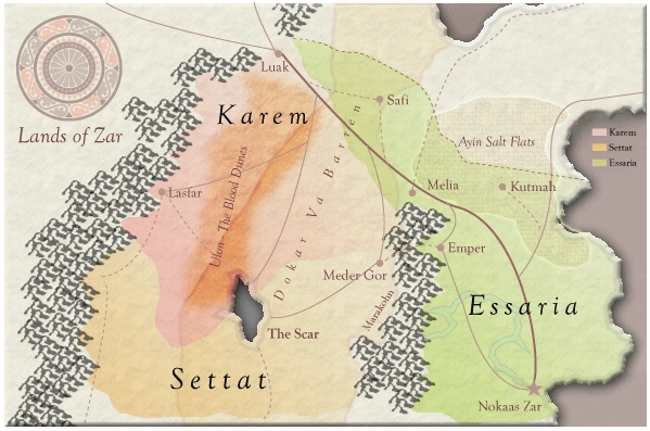 Ebonstone-The Lands of Zar | Midian: Dark Fantasy Role Playing Game ...
