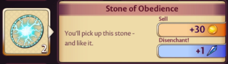 Stone of Obedience | Midnight Castle Wiki | Fandom