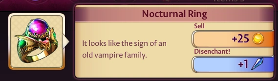 Nocturnal Ring | Midnight Castle Wiki | Fandom