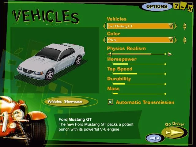Vehicle Selection Screen (Midtown Madness) | The Racing Madness Wiki ...
