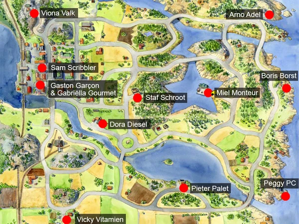 Kaarten | Miel Monteur wiki | Fandom