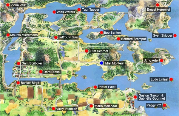 Kaarten | Miel Monteur wiki | Fandom