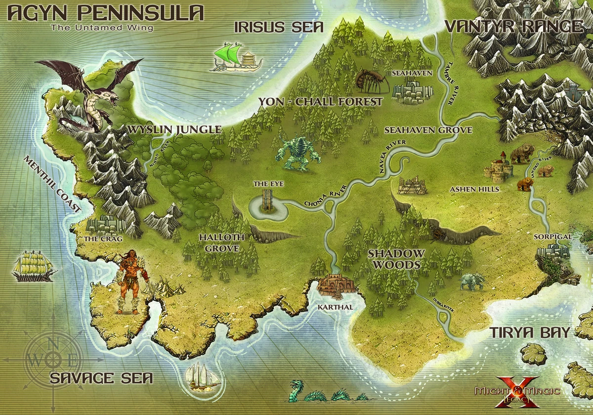 Agyn Peninsula | Might and Magic Wiki | Fandom