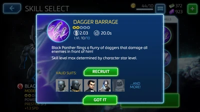 Dagger Barrage (Black Panther) | Marvel mighty heroes Wikia | Fandom